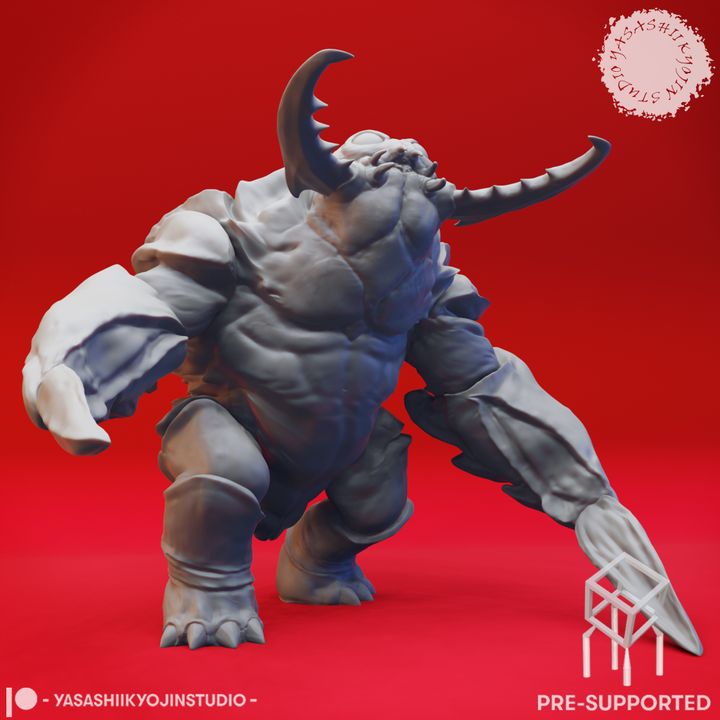 3D Printable Screeching Umber Hulk - Tabletop Miniature (Pre-Supported ...
