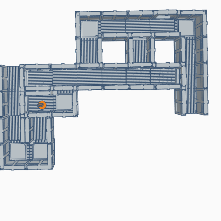 3D Printable Claustrophobic Combat Corridor Tile Set by Culverin Models