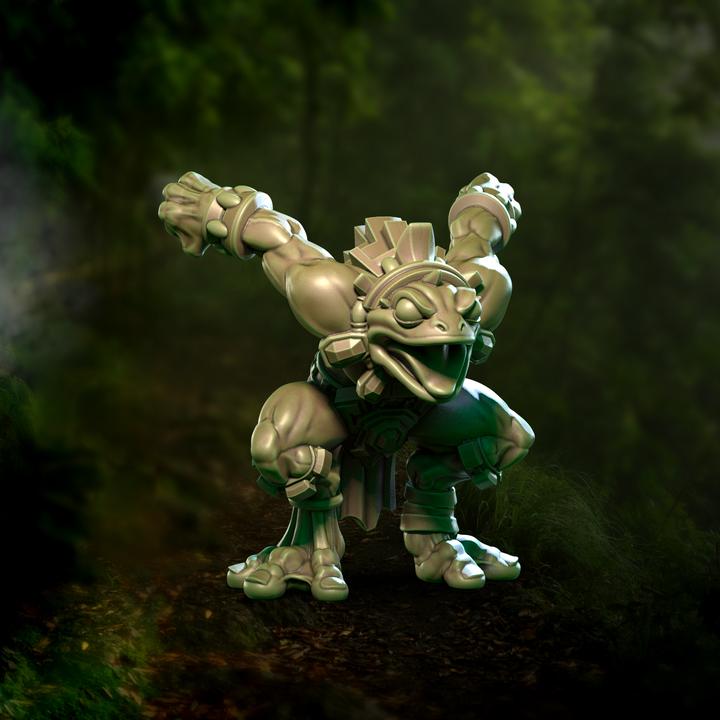 3D Printable Frogman Line 2 by Punga Miniatures