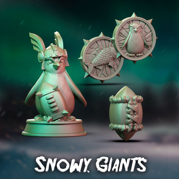 3D Printable North Halfling Markers by Punga Miniatures