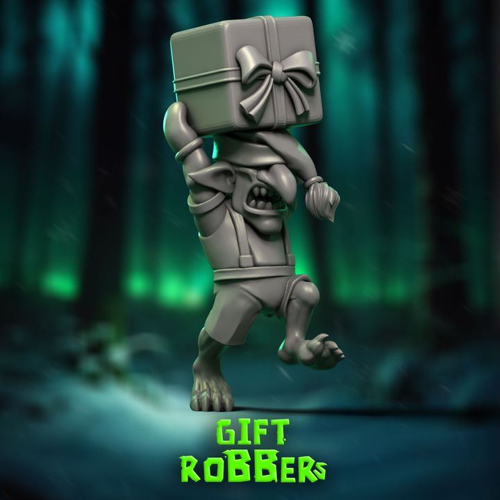 3D Printable Gift Robber Lineman 1 by Punga Miniatures