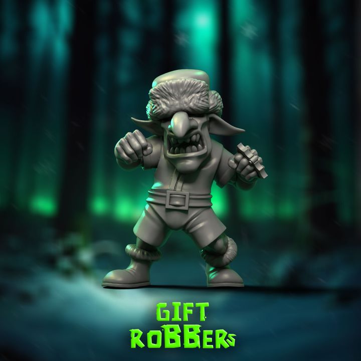 3D Printable Gift Robber Lineman 3 by Punga Miniatures