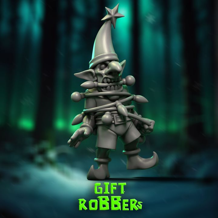 3D Printable Gift Robber Lineman 5 by Punga Miniatures