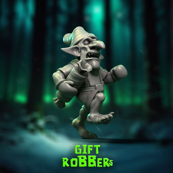 3D Printable Gift Robber Lineman 7 by Punga Miniatures