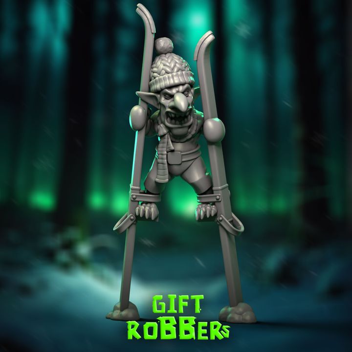 3D Printable Gift Robber Runner 1 by Punga Miniatures