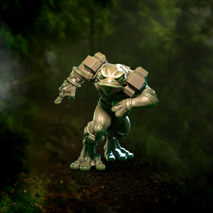 3D Printable Frogman Line 6 by Punga Miniatures
