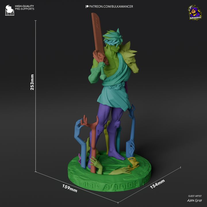 3D Printable Underworld Prince | 253mm by Bulkamancer Sculpts