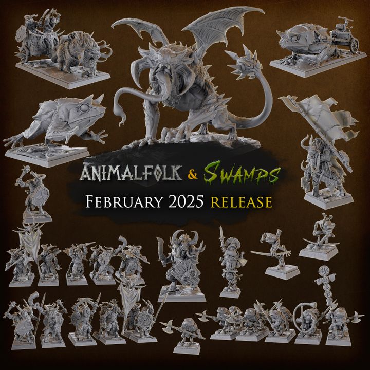3D Printable Titan Forge Miniatures - 2025 - February - Animalfolks and ...