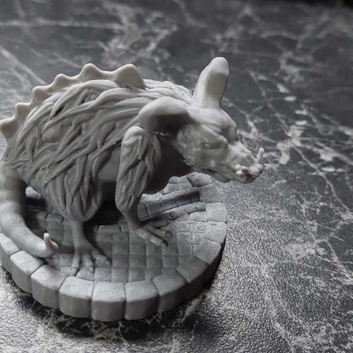 3D Printable Giant Rat by SteamHunks