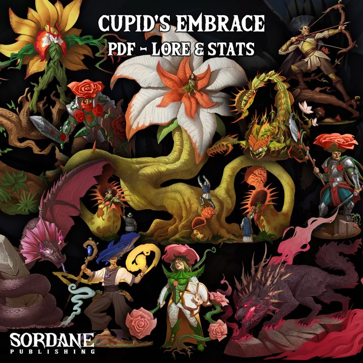 3D Printable Cupid's Embrace - Lore & New Race (Florasarii) by Sordane ...