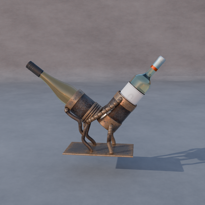 3D Printable F*ck Wine Rack by Studio Tridimen