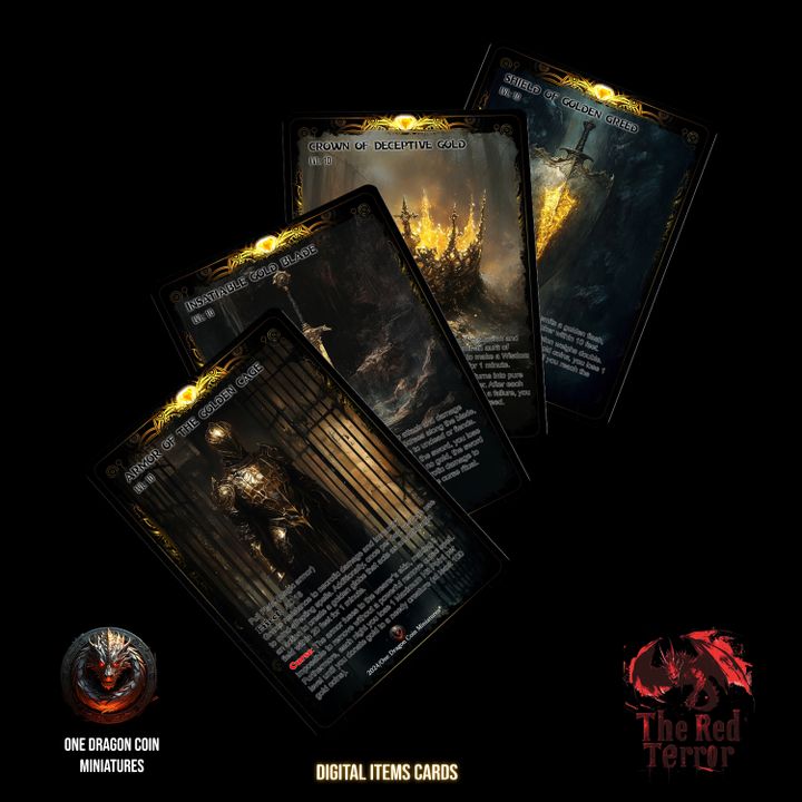 3D Printable Vorondax, the Red Terror Dragon by One Dragon Coin Miniatures