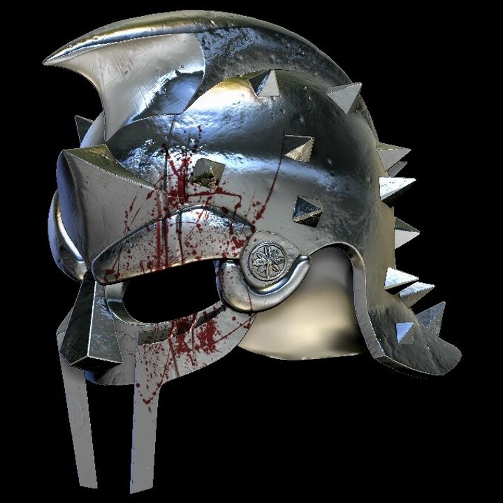 3D Printable GLADIATOR HELMET by alexandre wolfromm