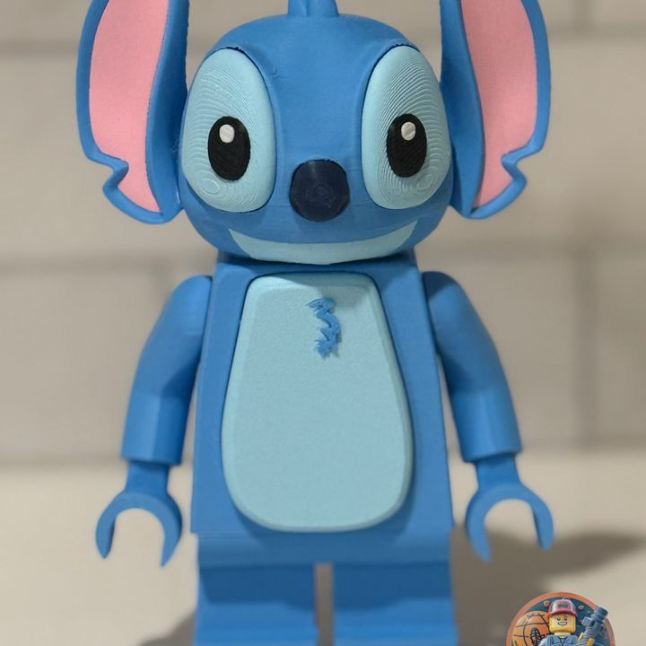 3D Printable Adorable Alien Brick by Walter's World 3D