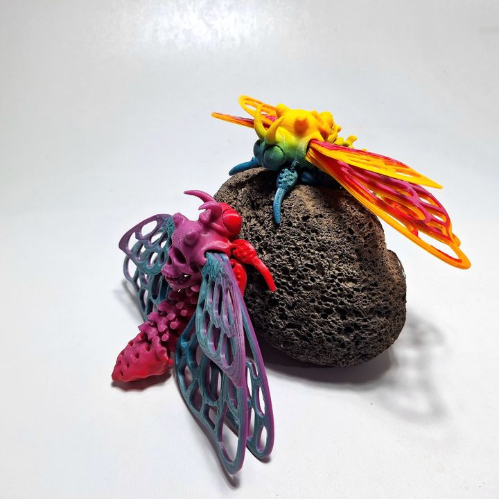 3D Printable The Demon Moth! (Skullwing moth) by Hansan.A