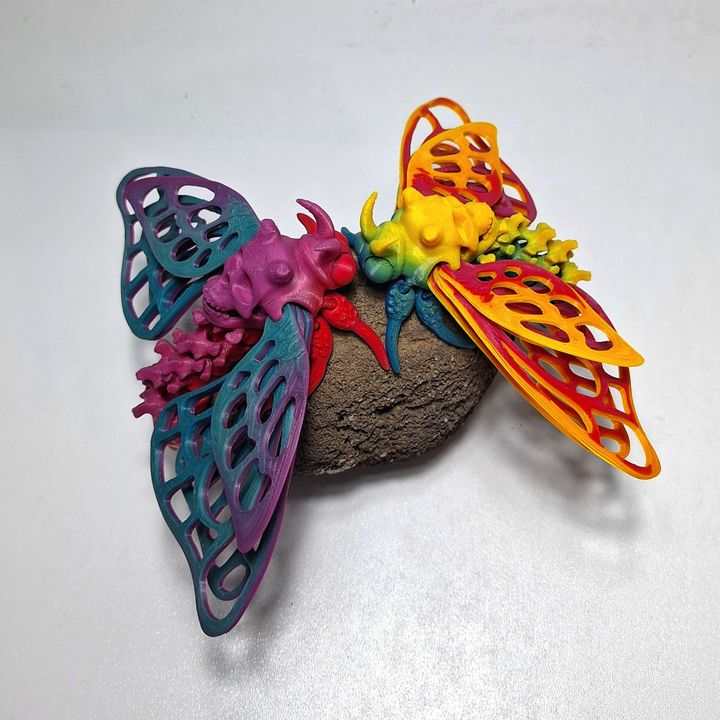 3D Printable The Demon Moth! (Skullwing moth) by Hansan.A