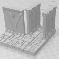 3D Printable Death x Tiles - Complete Gothic Set (Supportless) by Death ...