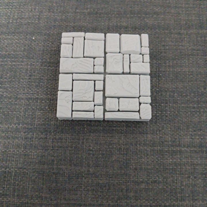 3D Print of Death x Tiles - Complete Gothic Set (Supportless) by Sludgepony