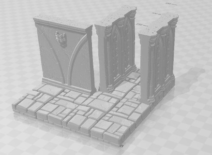 3D Printable Death x Tiles - Complete Gothic Set (Supportless) by Death ...