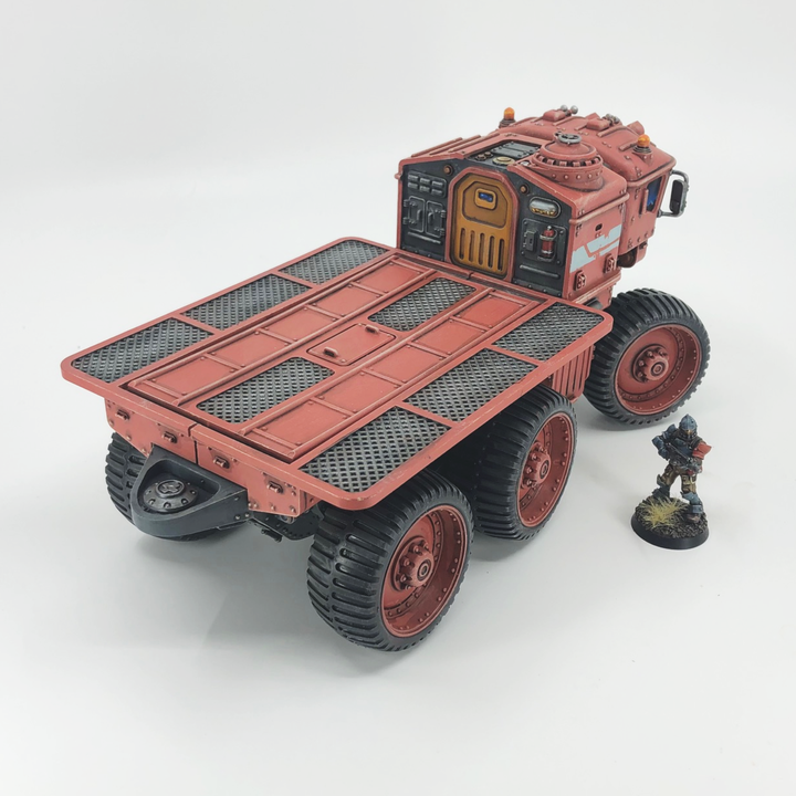3D Printable OMMU OLT-9 Mammut Overland Train by Nate Feyma