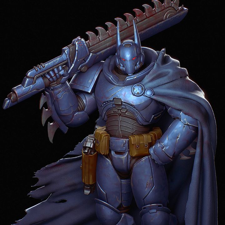 3D Printable Bat-Marine by Creature Armory