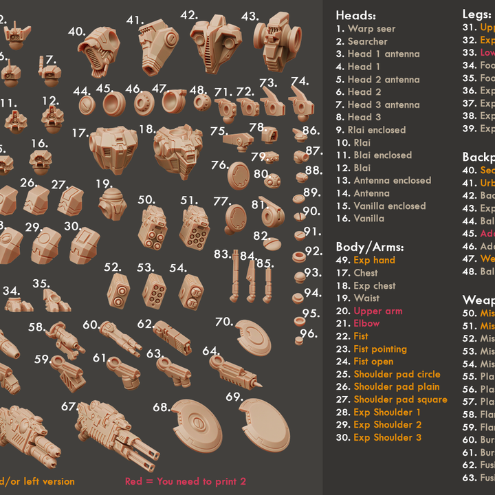 3D Printable Greater Good | Warden suit: Experimental type by ...