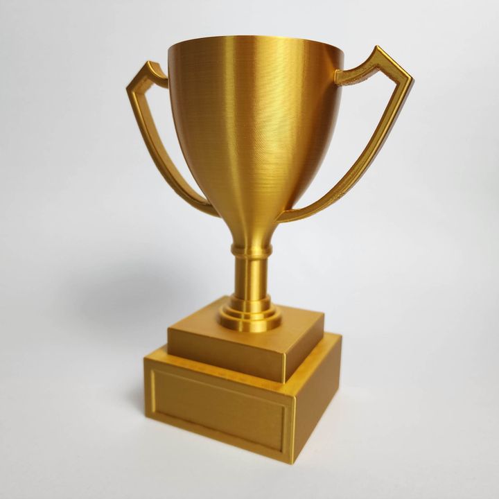3D Printable The Best 3D Printable Trophy! by Ryan Cozart
