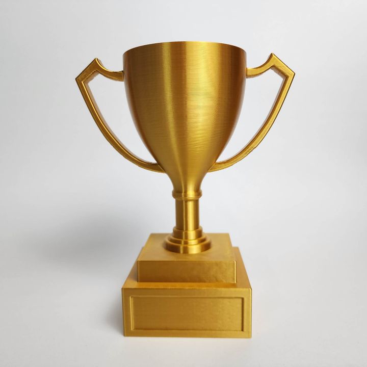 3D Printable The Best 3D Printable Trophy! by Ryan Cozart