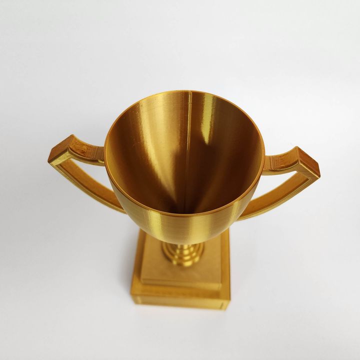 3D Printable The Best 3D Printable Trophy! by Ryan Cozart