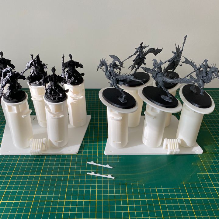 3D Printable Rotating painting handle for miniatures - no additional ...