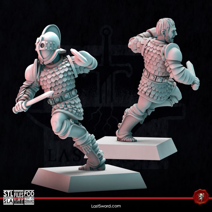 3D Printable Scissor, Gladiator by LastSword Miniatures