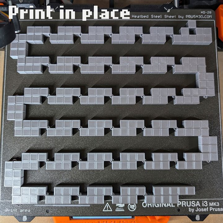 3D Printable Flexi Nokia Snake by 3Demon