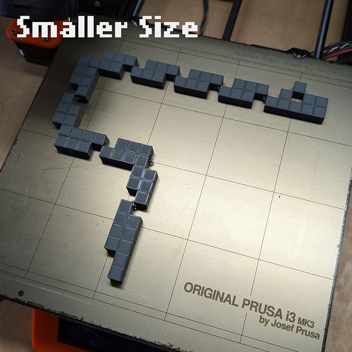 3D Printable Flexi Nokia Snake by 3Demon