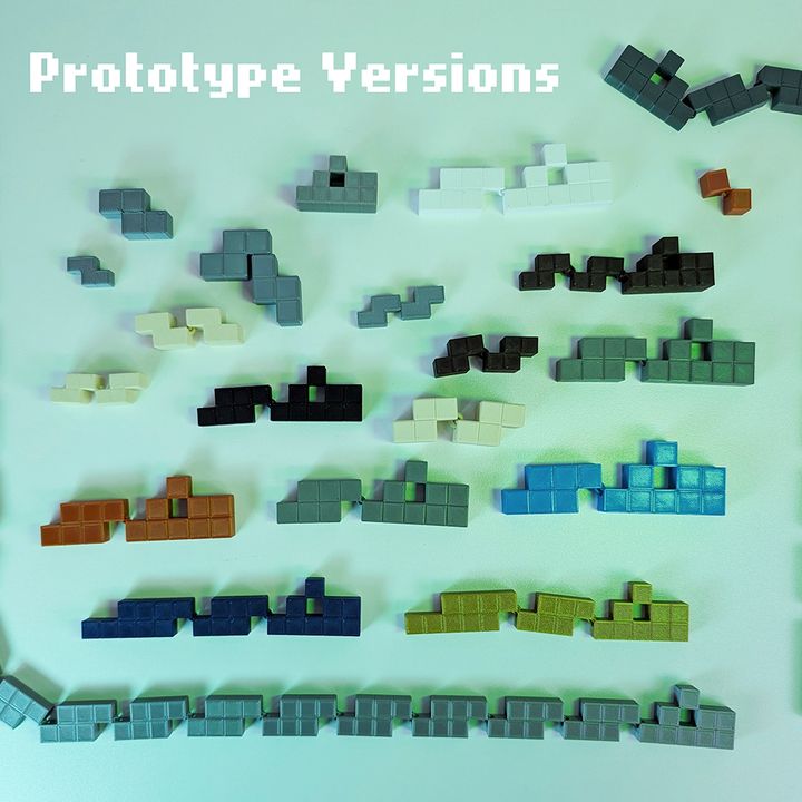 3D Printable Flexi Nokia Snake by 3Demon