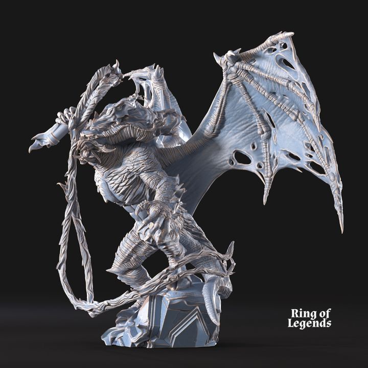 3D Printable Ancient Demon of the Cave | Goblins of the Cave | Ring of ...