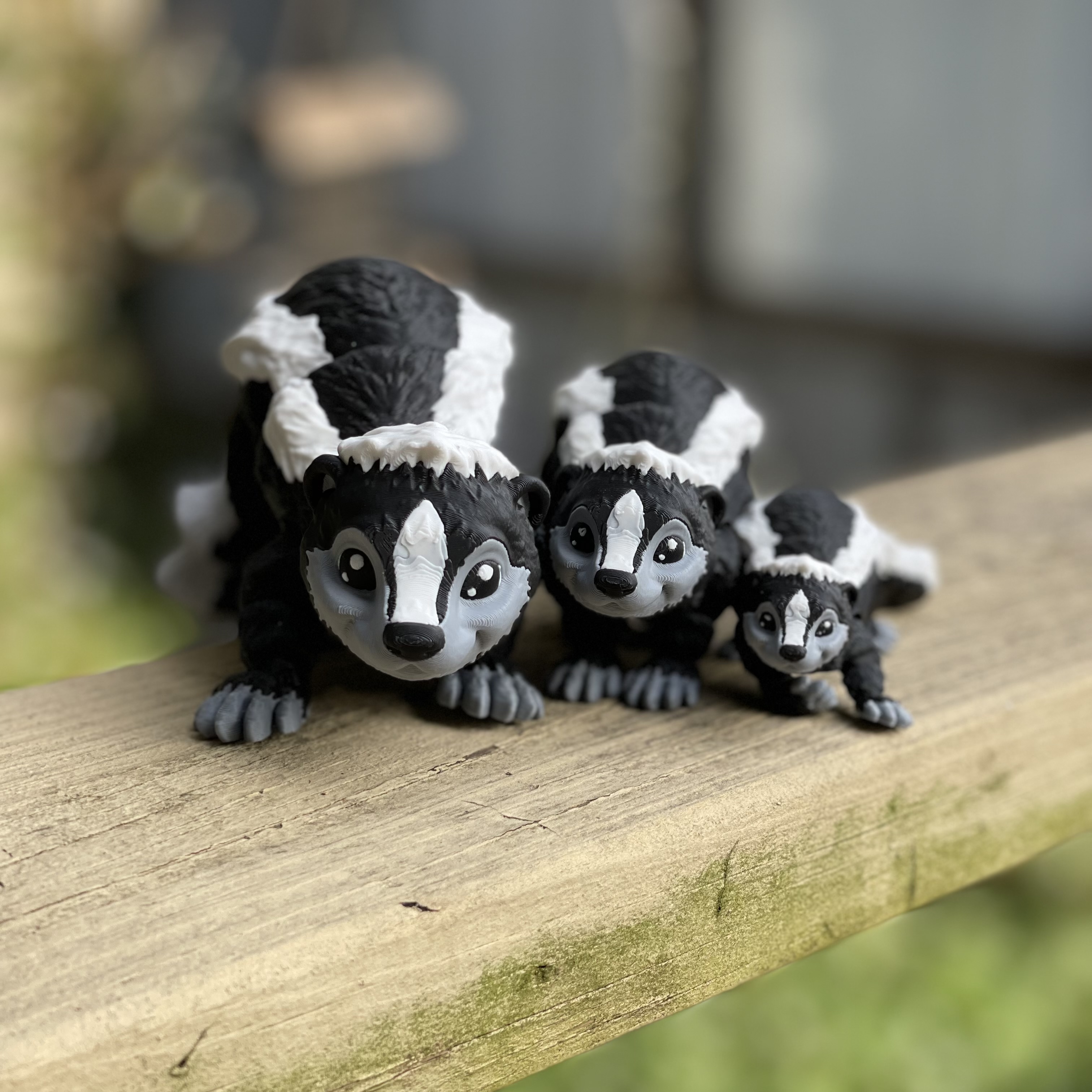 3D Printable Skunk, Articulated fidget figure, 3mf included by MatMire ...