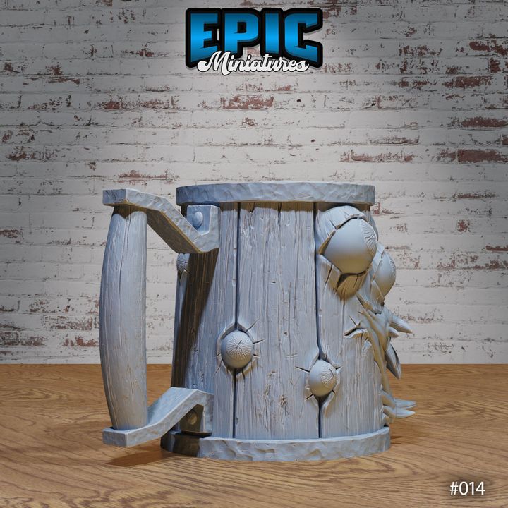 3D Printable Mimic Mug / Cup Decoration / Collectible Decorative Statue ...