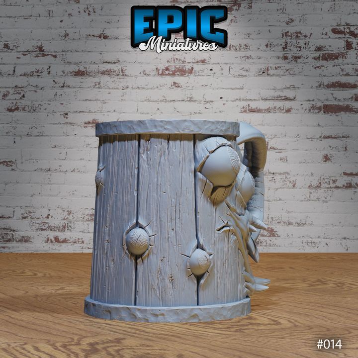 3D Printable Mimic Mug / Cup Decoration / Collectible Decorative Statue ...