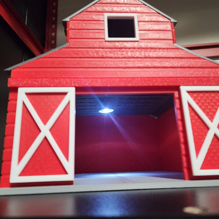 3D Printable DieCast Scale Barn! by Ryan Cozart