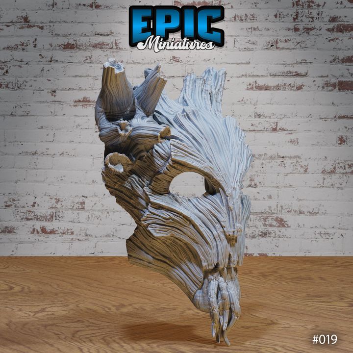 3D Printable Forest Warden Mask / Cosplay Costume Item / Wall ...