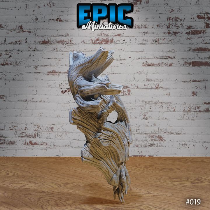 3D Printable Forest Warden Mask / Cosplay Costume Item / Wall ...