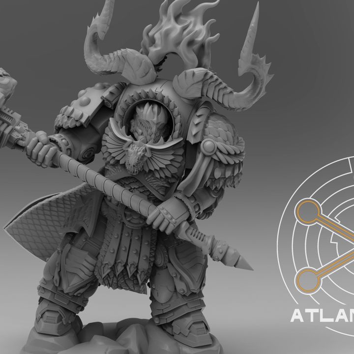 3D Printable Dragon Inferno Captain by Atlan Forge