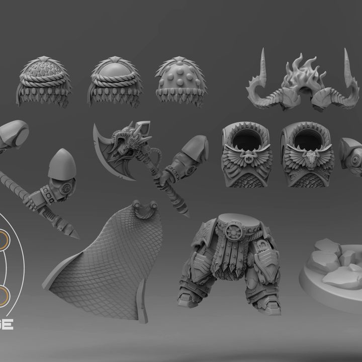 3D Printable Dragon Inferno Captain by Atlan Forge