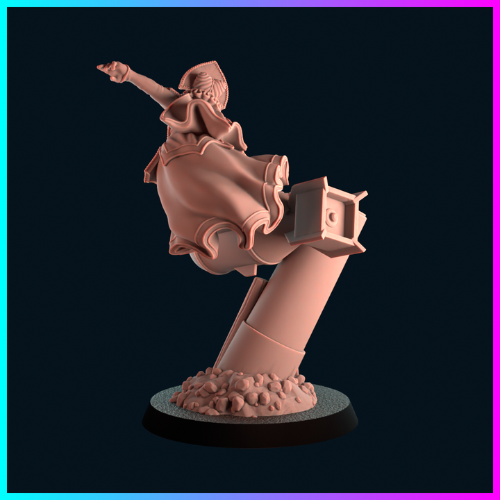 3D Printable The Hollow War - Bomb Witch by koolkiwi Miniatures