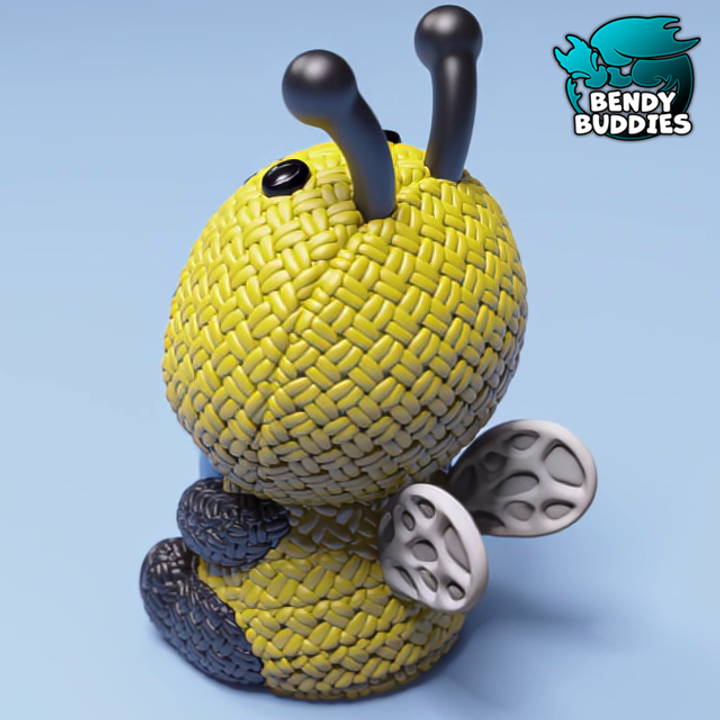 3D Printable Piggy Bee Costume / Cute Knitted Beast Model / Collectible ...