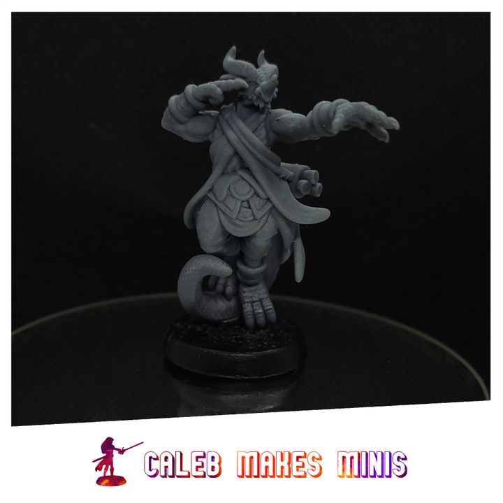 3D Printable "Praalox" - Dragonborn Sorcerer [PRE-SUPPORTED] | Mages ...