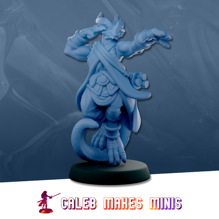 3D Printable "Praalox" - Dragonborn Sorcerer [PRE-SUPPORTED] | Mages ...