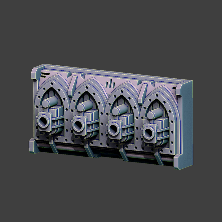 3D Printable Fleet Canon by Bishok