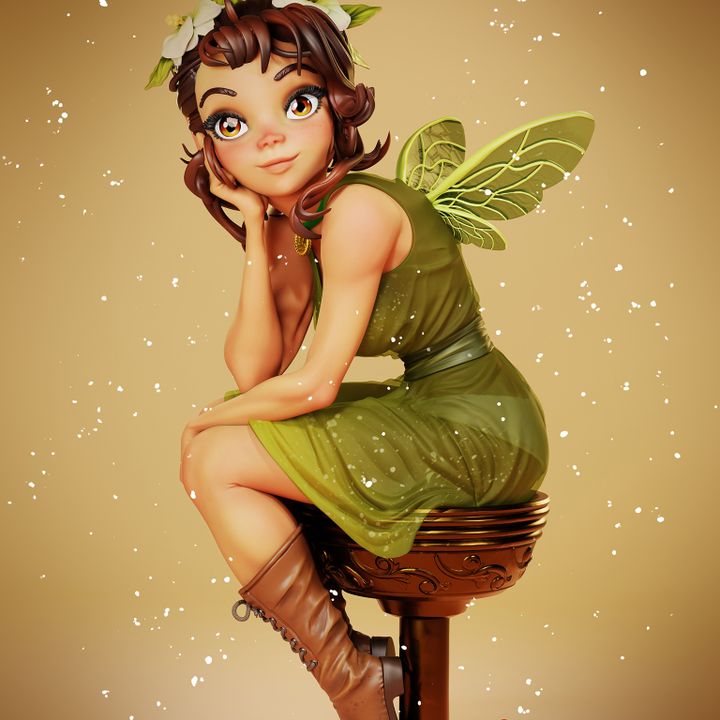 3D Printable Fairy Daydream by Messias Silva