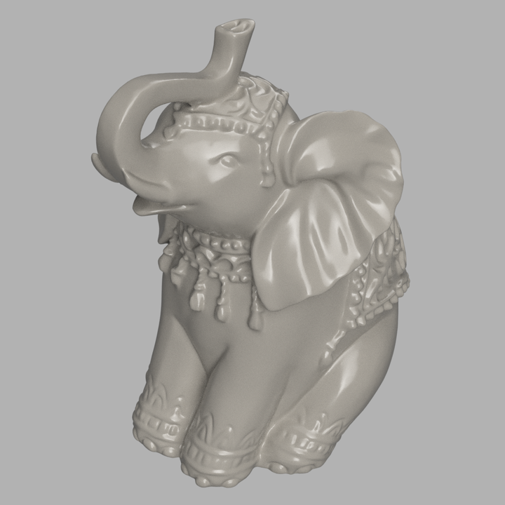 3D Printable Elephant pattern by anthony